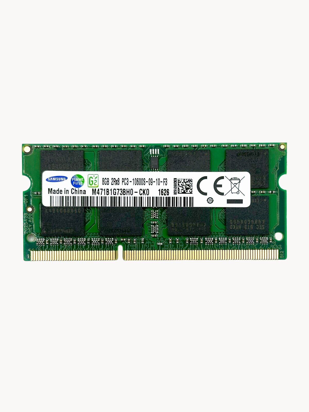 Оперативная память DDR3 8Gb 1333 Mhz Samsung M471B1G73BH0-CH9 So-Dimm PC3-10600