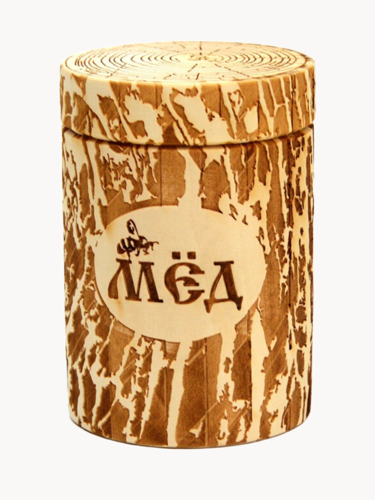 Бочонок для меда "Пенек" 0,5 кг