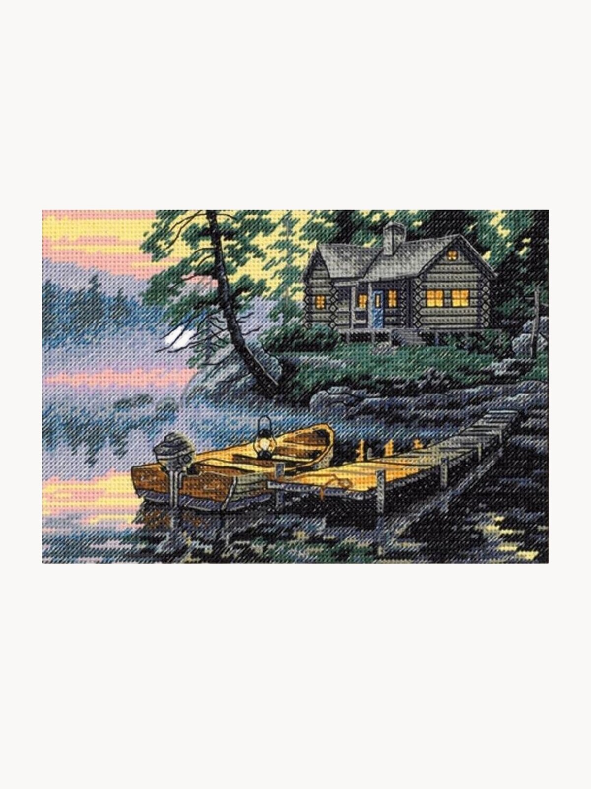 65091 "Утро на озере" 17 x 12 см