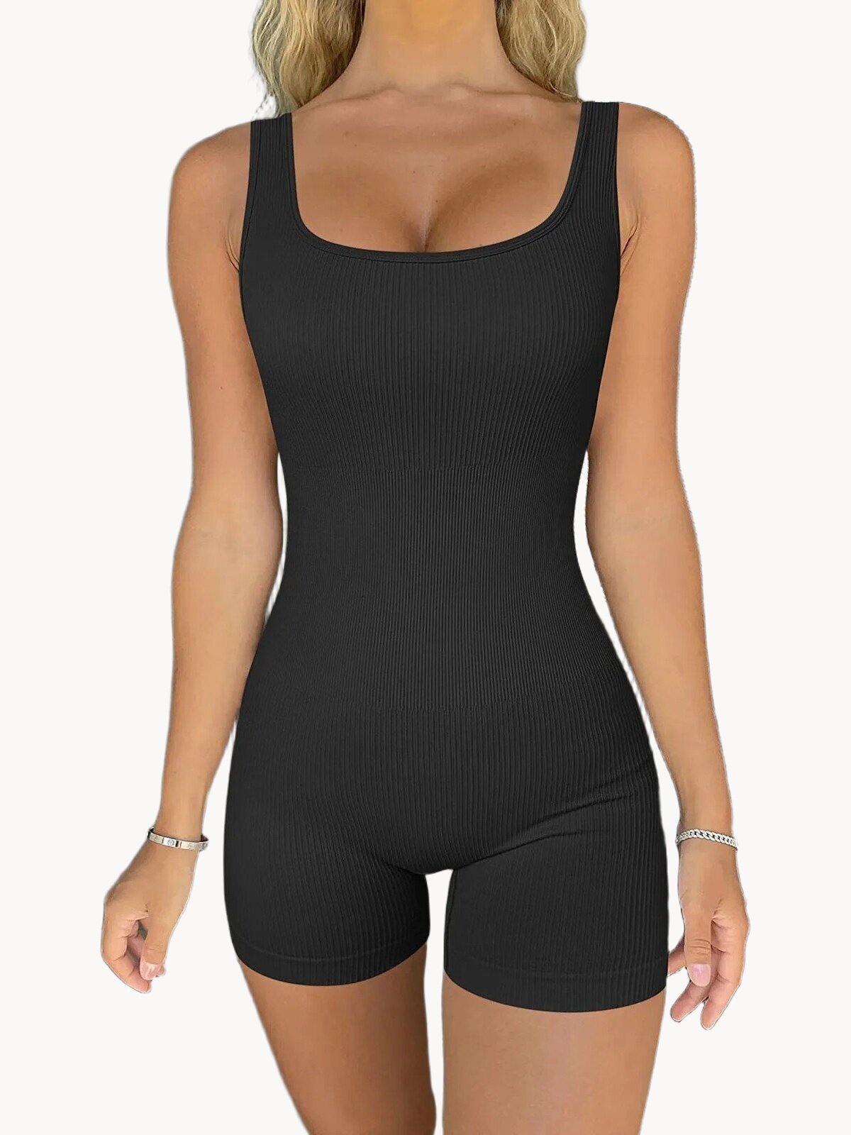 Комбинезон спортивный пушап для фитнеса, зала и танцев