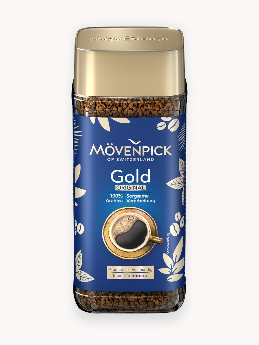 Кофе растворимый Movenpick Gold Original Instant 100г