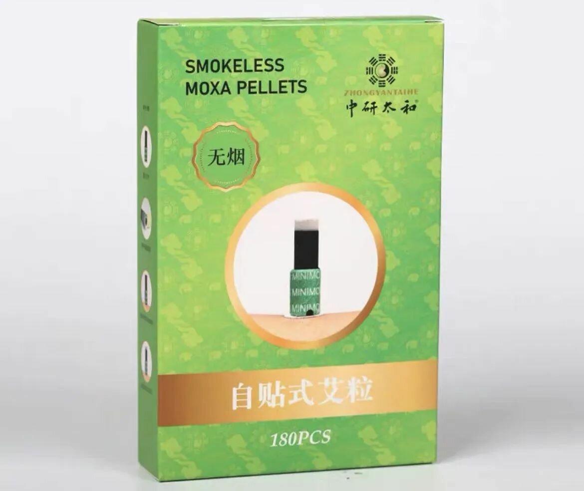 Полынные моксы на клейкой основе, бездымные. 180 капул, 199 грамм. Zhongyan Taihe