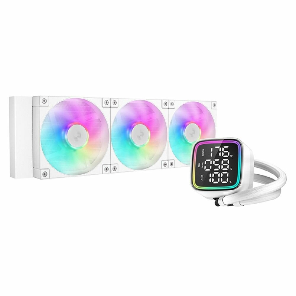 Deepcool Кулер с водяным охлаждением LD360 ARGB Soc - AM5 AM4 1151 1200 1700 белый R - LD360 - WHDMMN - G - 1