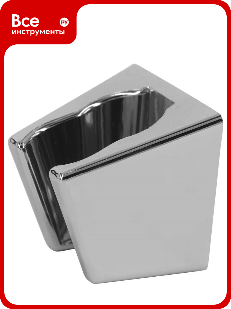 Кронштейн для лейки MasterProf Square хром, пластик ИС.200011