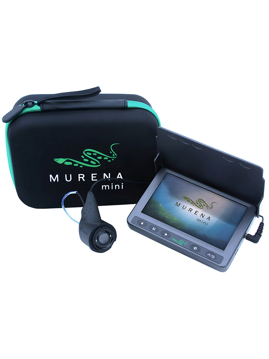Подводная видеокамера MURENA Mini (Мурена Мини) V.2 с белой и ИК подсветкой, для зимней и летней рыбалки с кабелем 20м