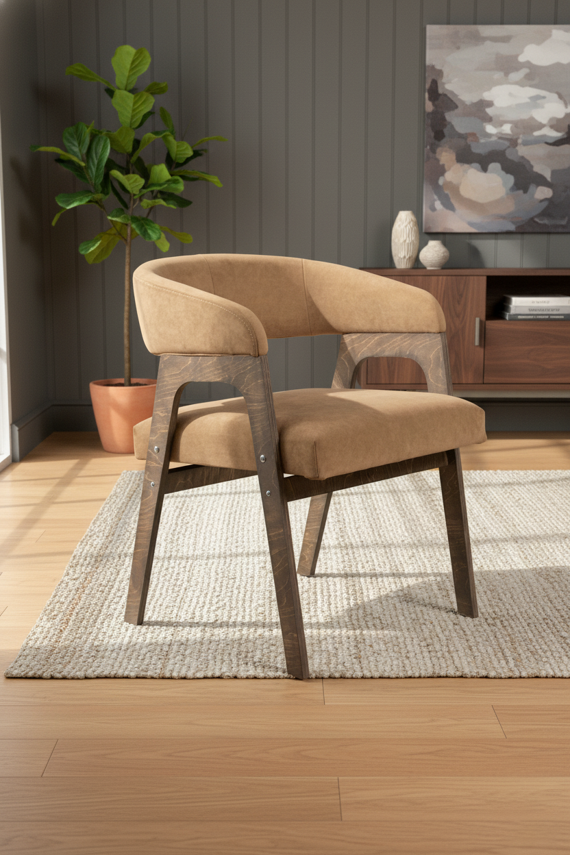 Стулья для кухни, стул кресло , мягки , со спинкой, обеденный, для гостиной, из велюра, 63x56x72 см, до 130кг