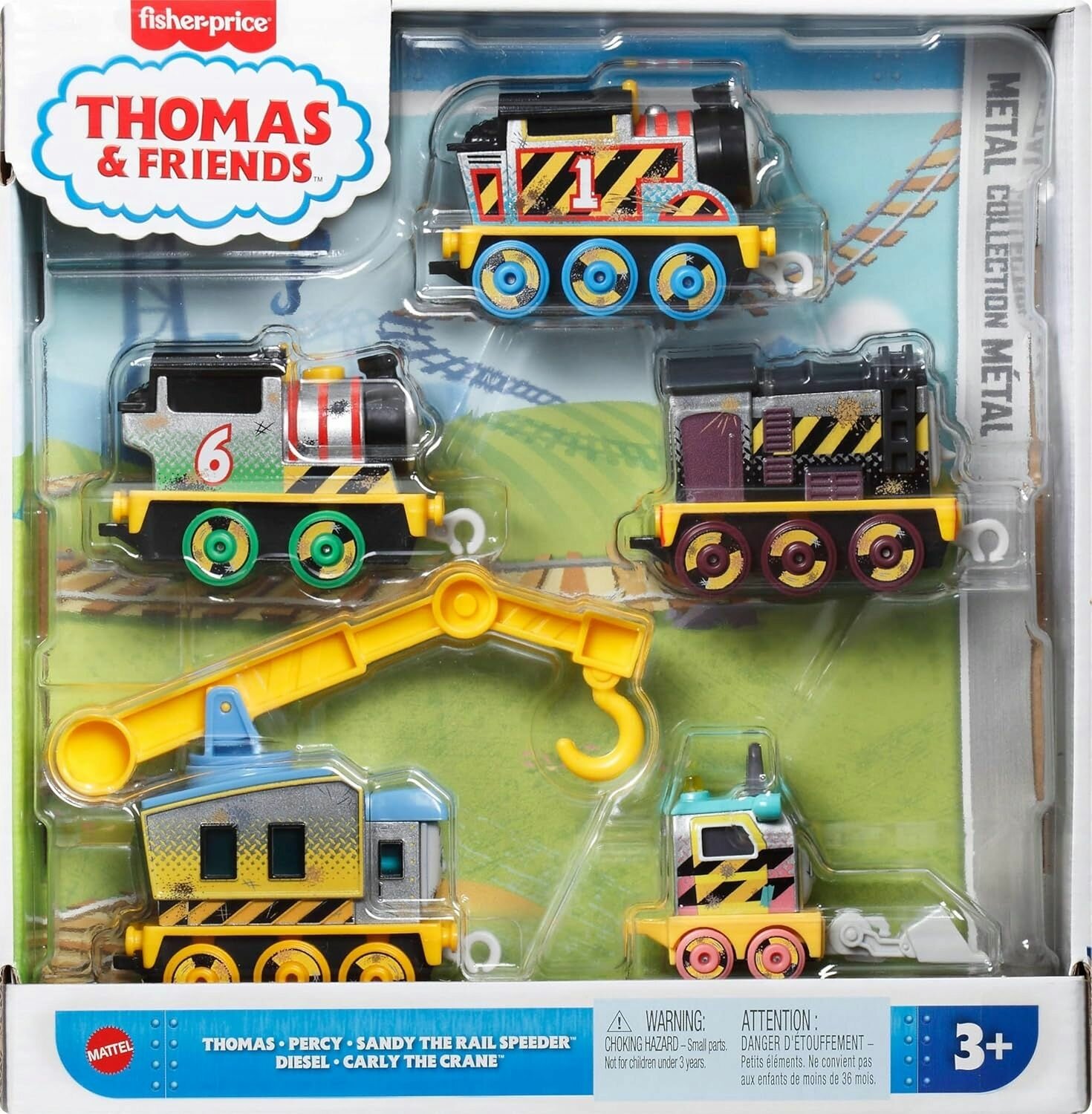 Набор локомотивов Fisher Price Thomas & Friends - Томас и его друзья Набор из 5 паровозов - JBW26
