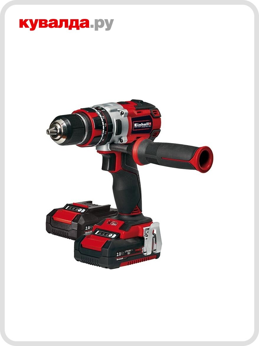 Дрель-шуруповерт аккумуляторная EINHELL PXC TE-CD 18 Li-I BL (2x2,0Ah)