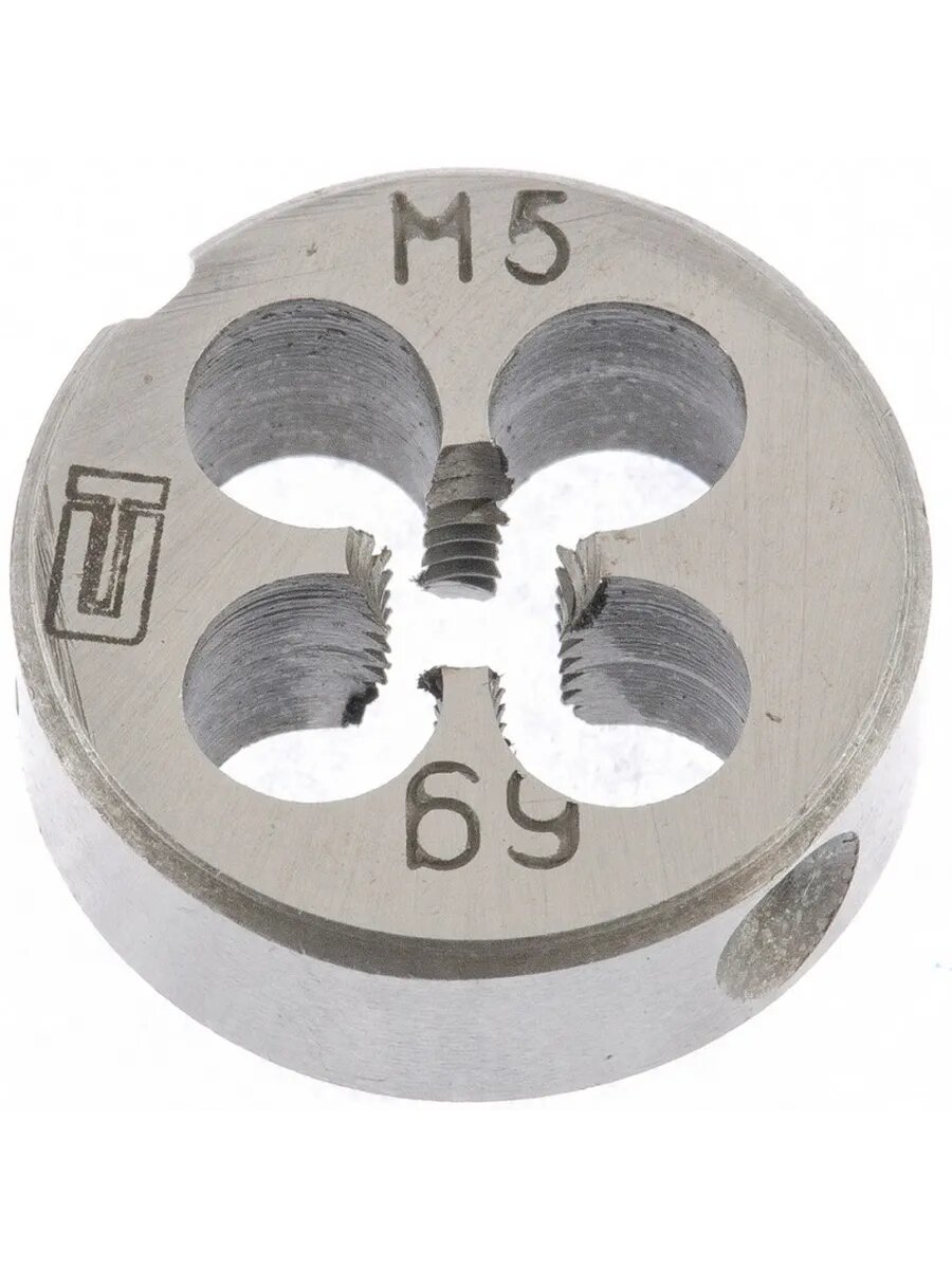 Плашка М5 х 0.8 мм, СИБРТЕХ, 77013
