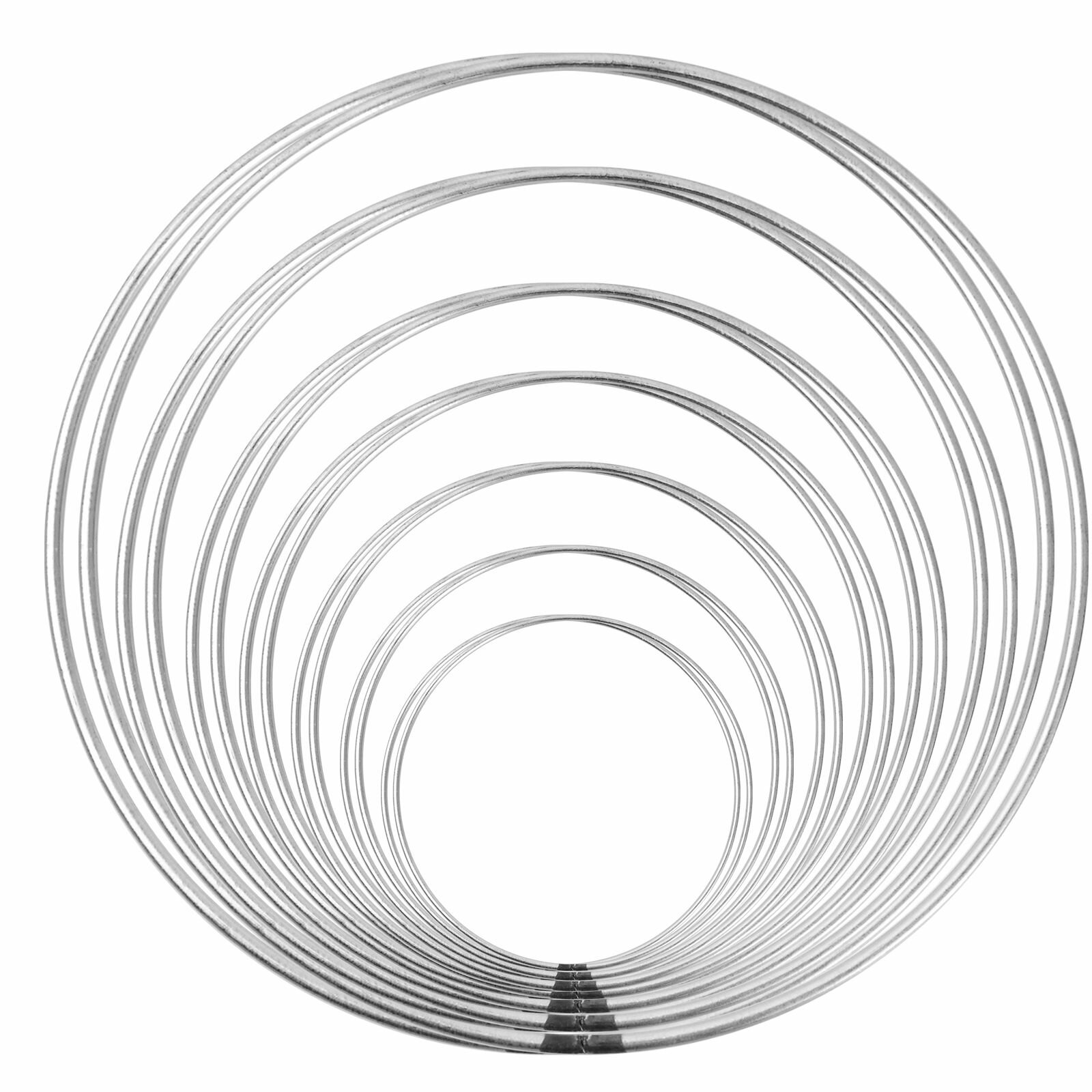 14 штук металлических колец, проволочные кольца для DIY декорирования металлических колец