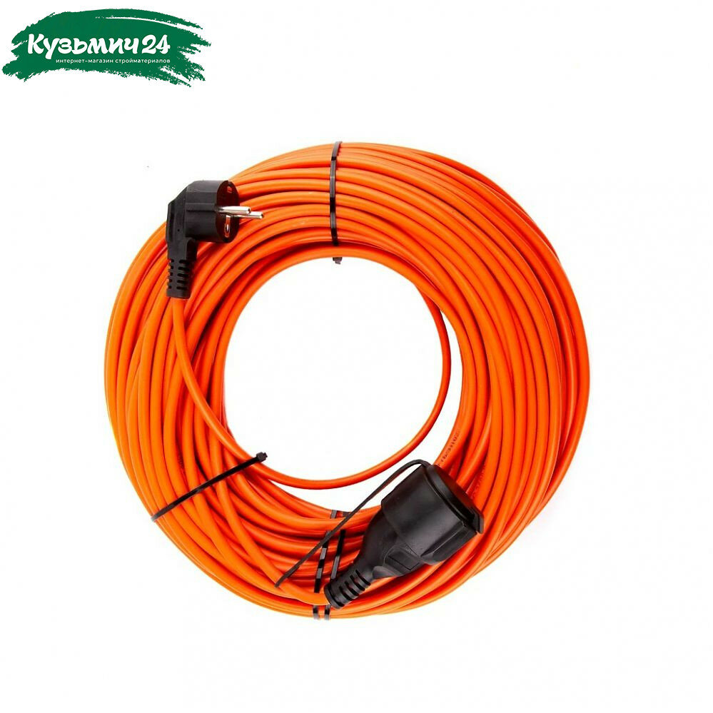 Удлинитель-шнур Атлант Атом 40140 ПВС, с заземлением, 1 розетка, 30 м, 3.5 кВт , 1 шт.