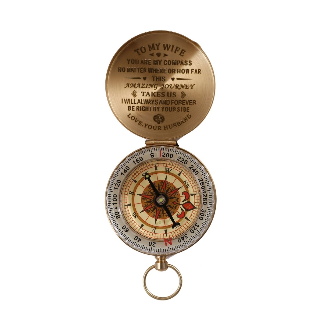 Винтажные персонализированные компасы - подарок на день рождения Сыну/Дочери/Мужу/Жене