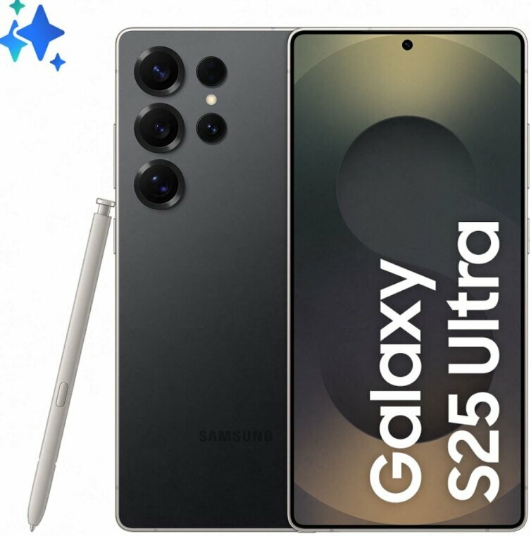 Смартфон Samsung Galaxy S25 Ultra 5G 12+256GB Черный Титан
