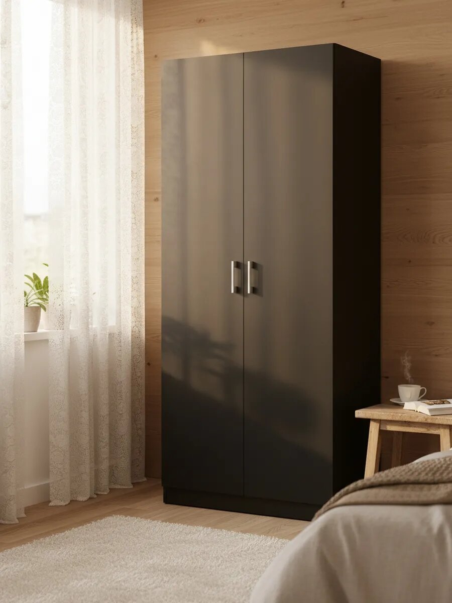 Шкаф FRESTER распашной с полками для одежды в спальню прихожую, от производителя