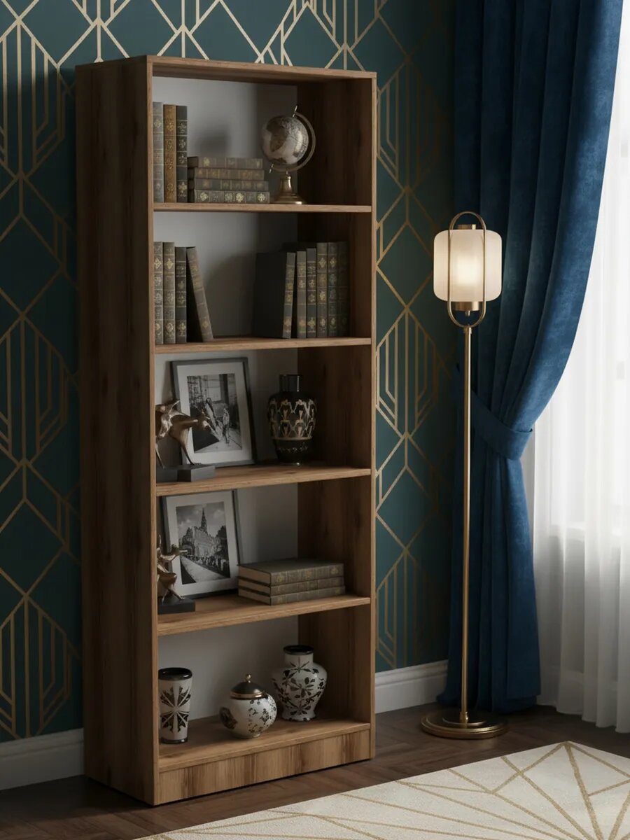 Распашной шкаф FRESTER в спальню деревянный с полками для одежды, от производителя