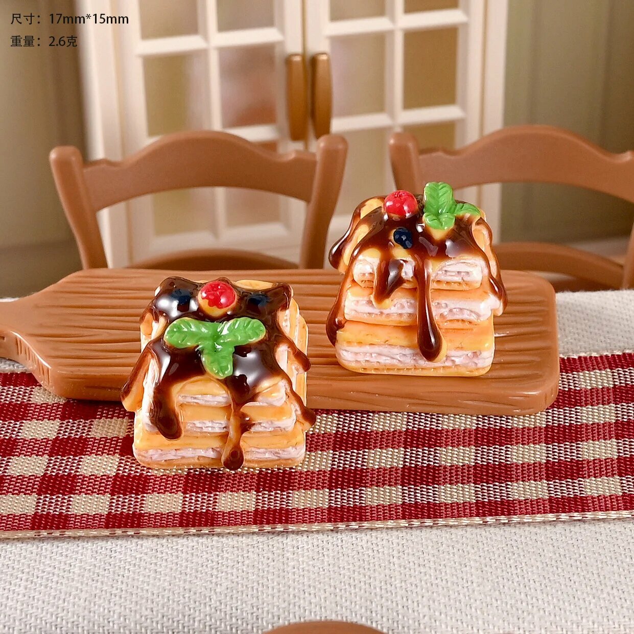 Миниатюрные тортики из смолы 2 шт. 5