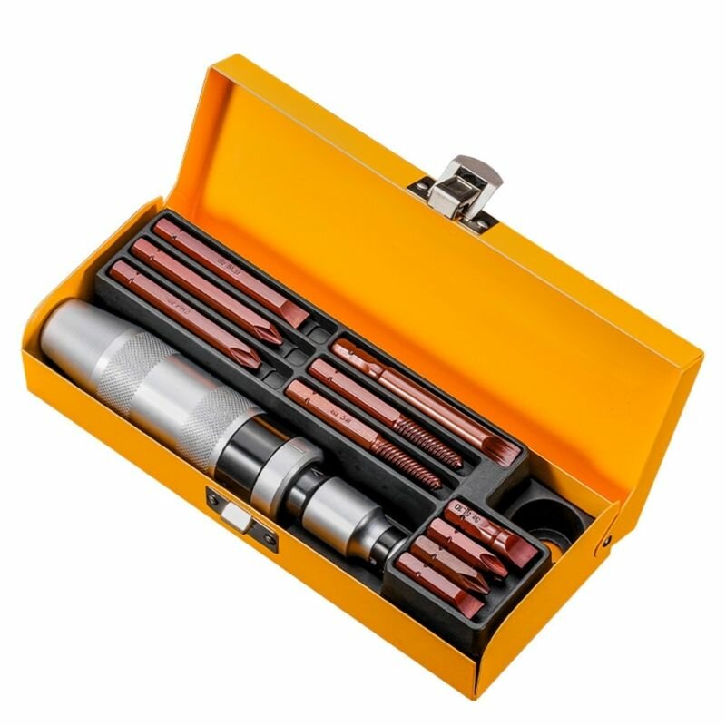 1 комплект из 12 штук, набор ударных долот