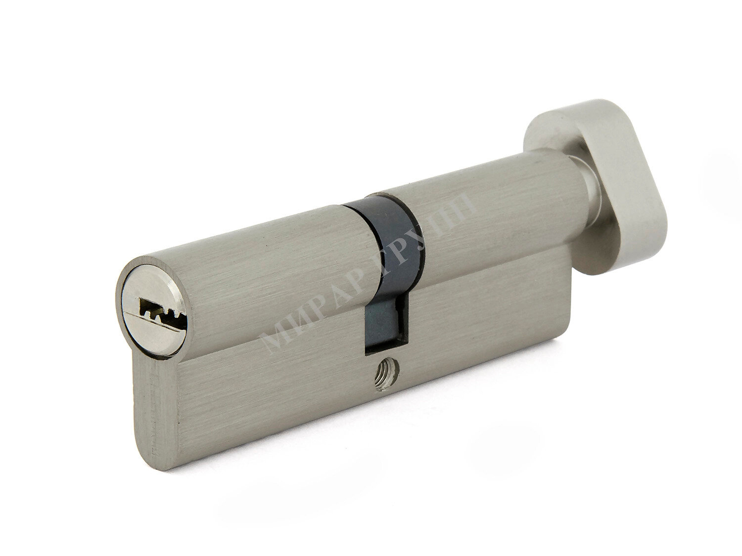 Цилиндровый механизм Palladium ZN 120 (60х60) C ВК матовый никель