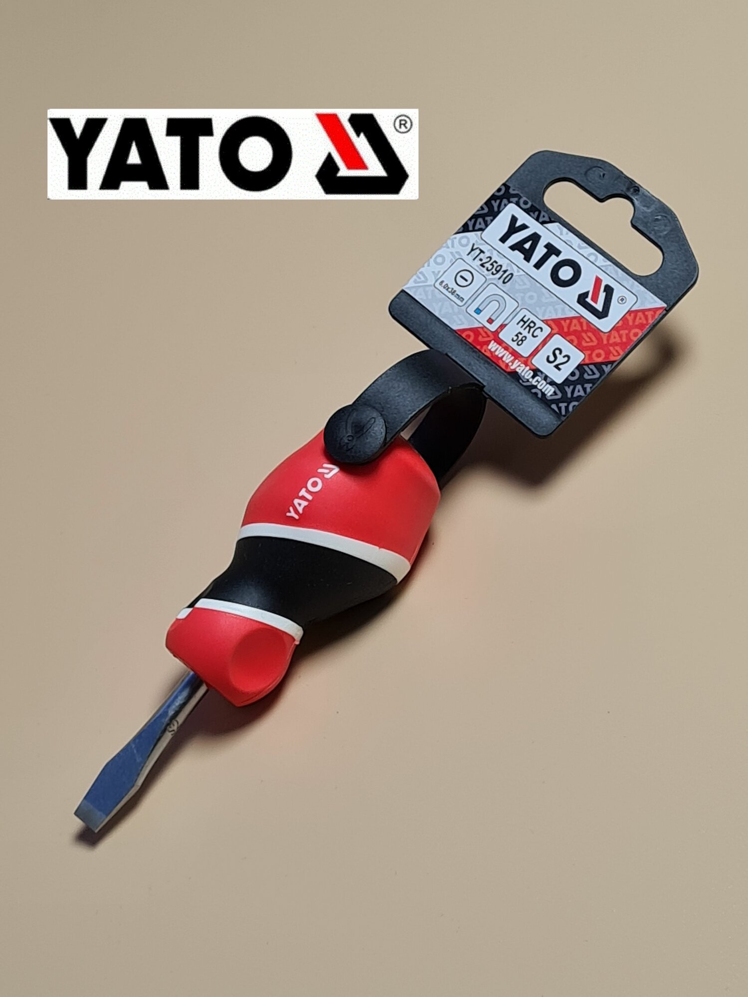 Плоская отвертка Yato 6x38 мм арт. YT-25910