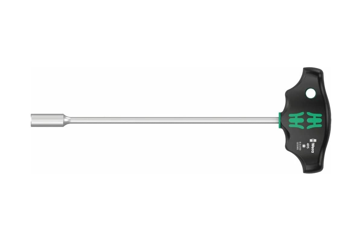 Отвёртка торцевая с внутренним шестигранником, с Т-образной рукояткой, 8 x 230 мм, с отверстием для подвеса WERA 495 WE-023385