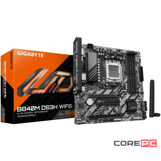 Материнская плата для компьютера Gigabyte B840M DS3H WIFI6