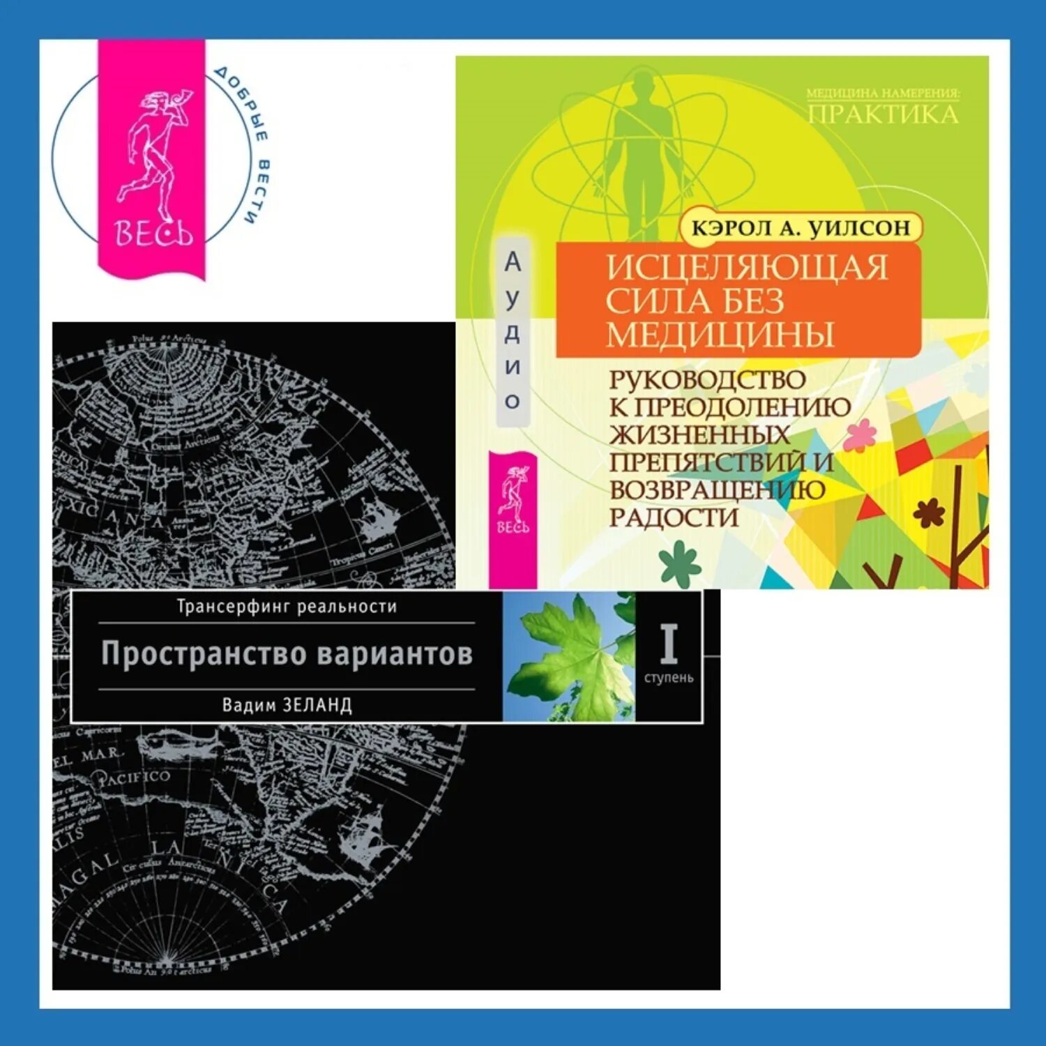 Исцеляющая сила без медицины: Руководство к преодолению жизненных препятствий и возвращению радости. Трансерфинг реальности. Ступень I: Пространство вариантов [Аудиокнига]