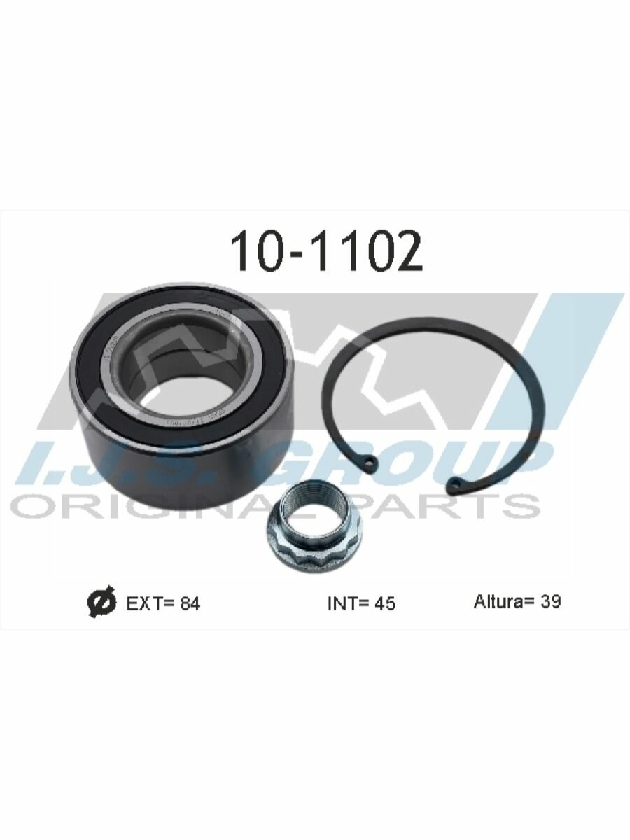 К-кт подшипника ступицы задней MB W124/W201/W202/C208/W210 <2003