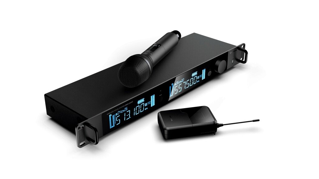 Двухканальная радиосистема, 2 ручных передатчика, 470-510МГц, Октава OWS-U2200H-A