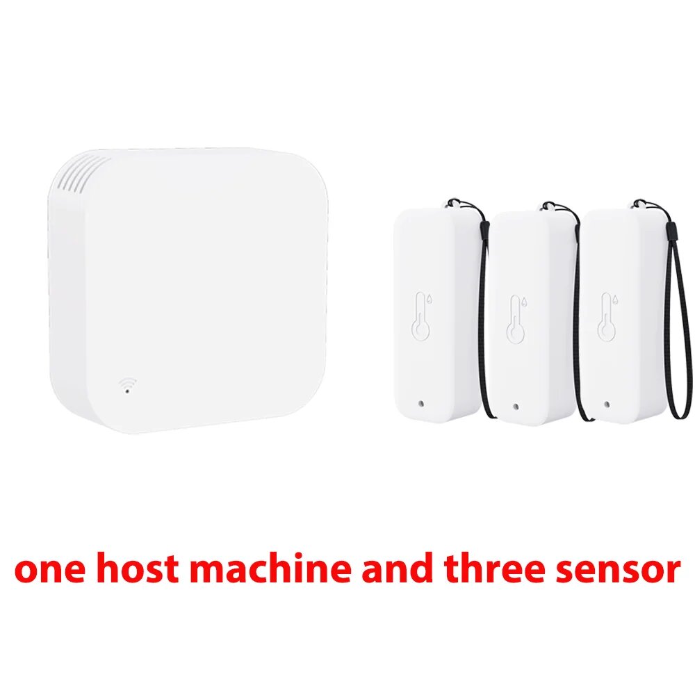 Умная метеостанция Tuya, беспроводной комнатный датчик, цифровой Wi-Fi, гигрометр температуры, несколько наружных датчиков, умная жизнь