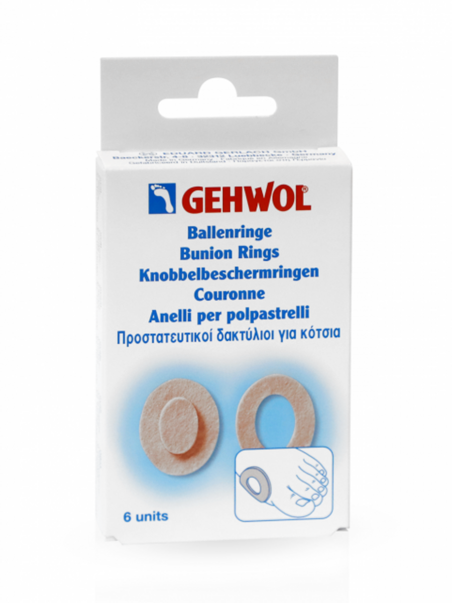 Пластырь Gehwol Ballenringe Oval Накладки кольцо овальные, 6 шт.