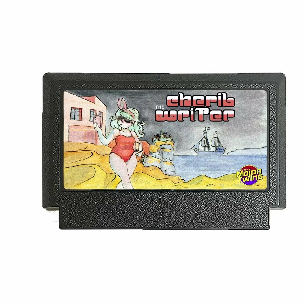 Cheril the Writer - Игра 8-битный картридж Famicom - игровой картридж NES (8 bit, Английская версия)