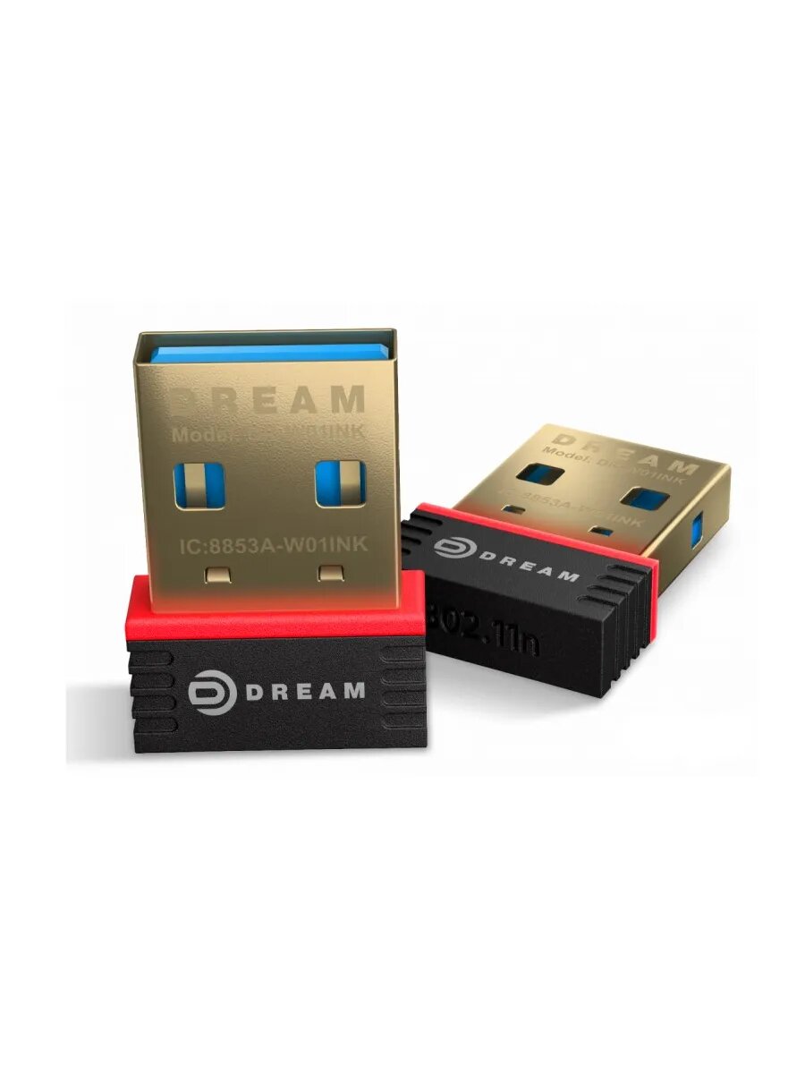Адаптер USB 2.0 Wi-Fi 2.4GHz W01 (802.11n, 802.11g, 802.11b)