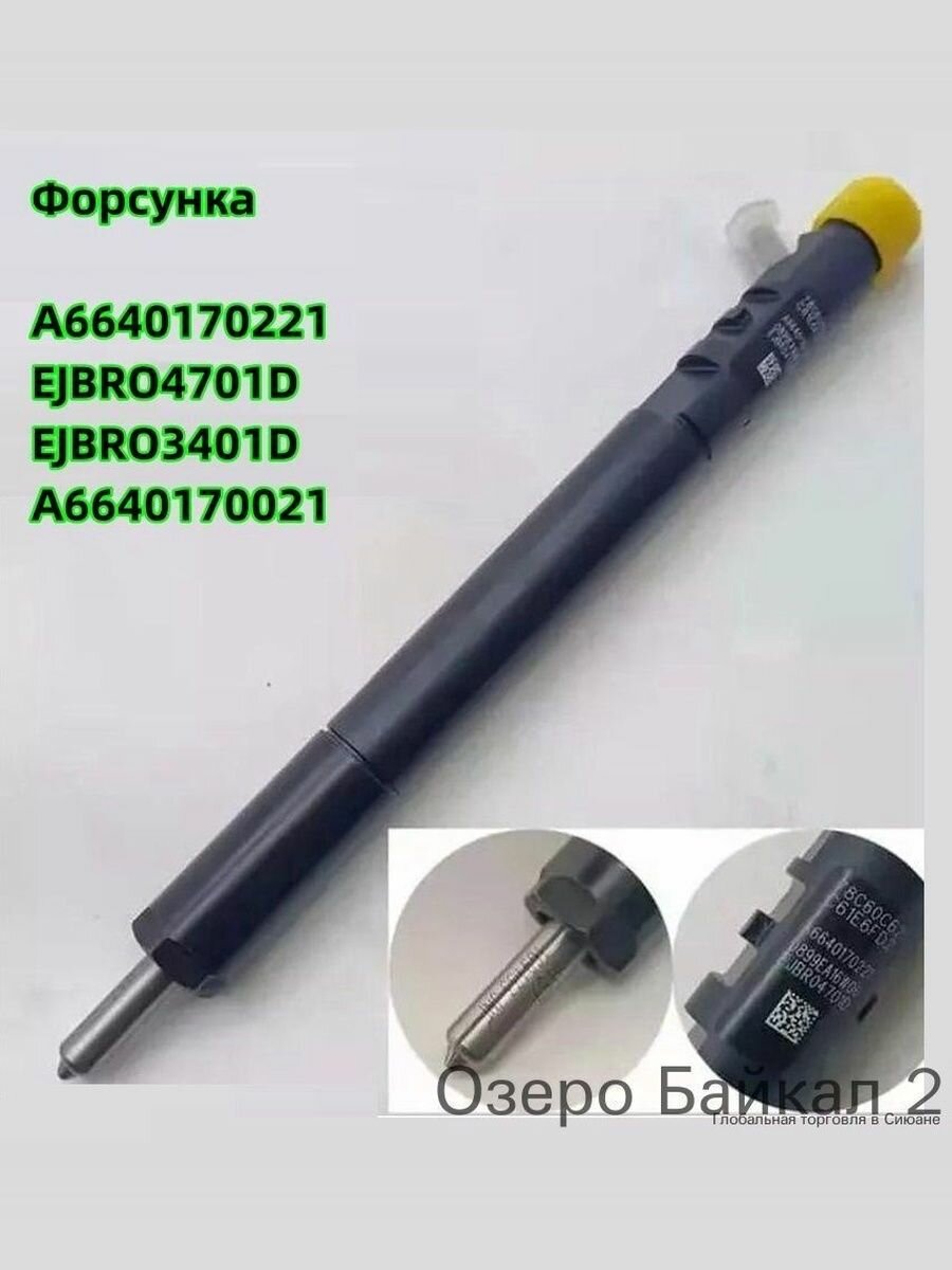 Форсунка топливная для Ssangyong Actyon Kyron Rexton, EJBR04701D/EJBR03401D/A6640170221/A6640170021/664017022