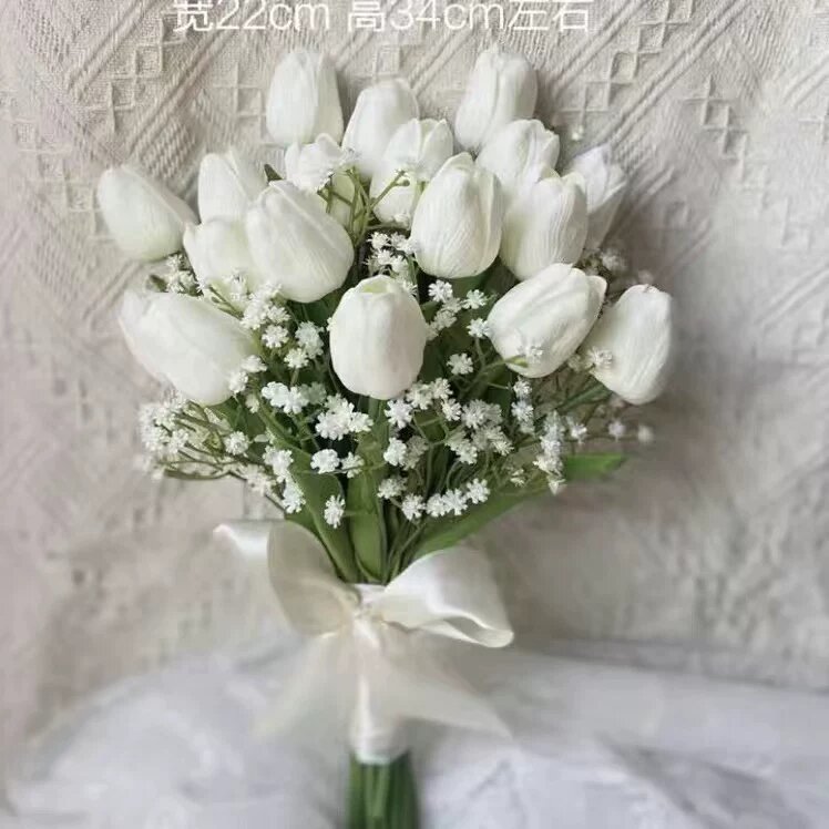 Свадебный букет для фотостудии, фотосъемки в путешествиях, искусственный букет невесты в корейском стиле, реквизит для