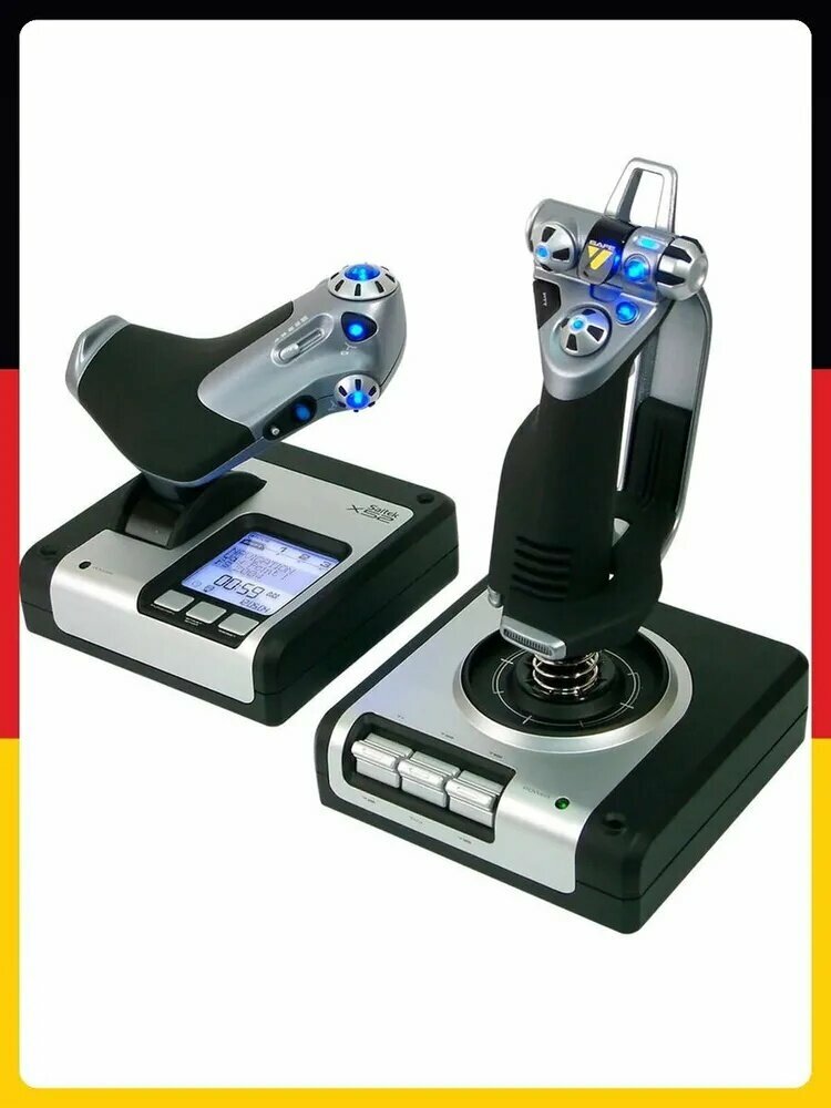 Logitech Геймпад, серебристый, черный