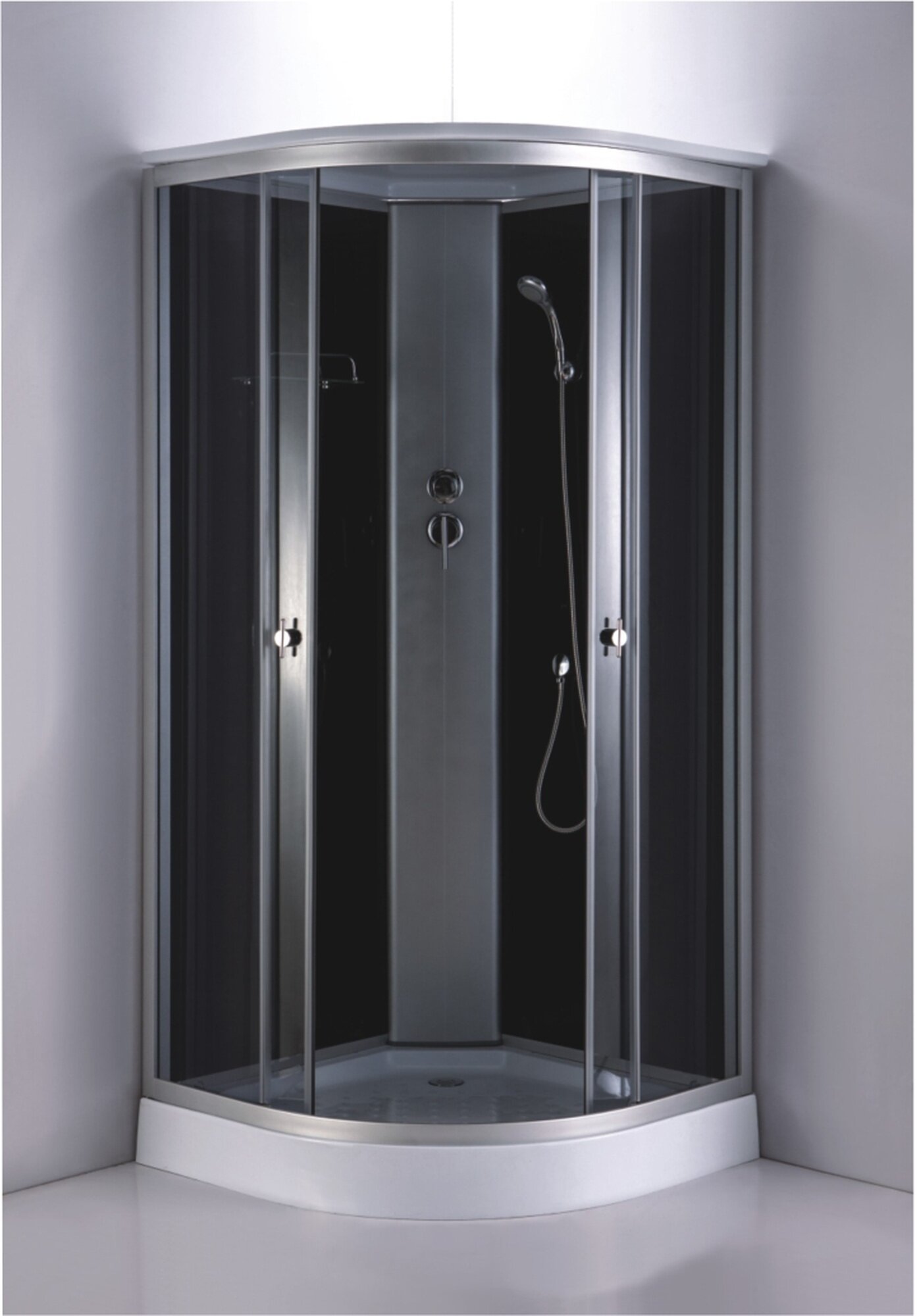 Душевая кабина ASTERA PB 99 (900/900/2180) низкий поддон(13см) стекло тонированное