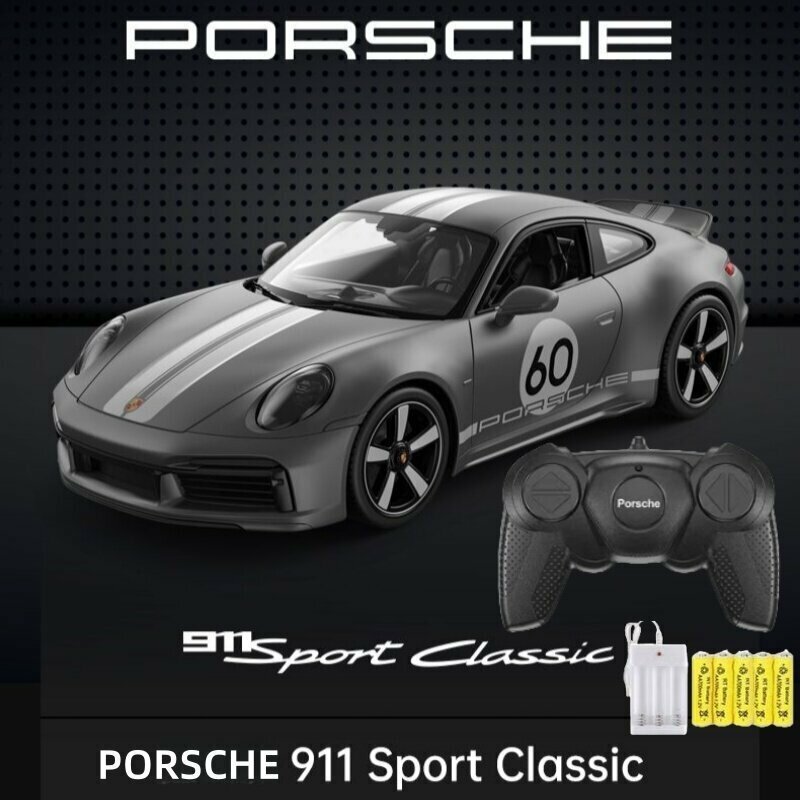 PORSCHE 911sport классическая гоночная модель с дистанционным управлением 1:16, подарок мальчику на день рождения.