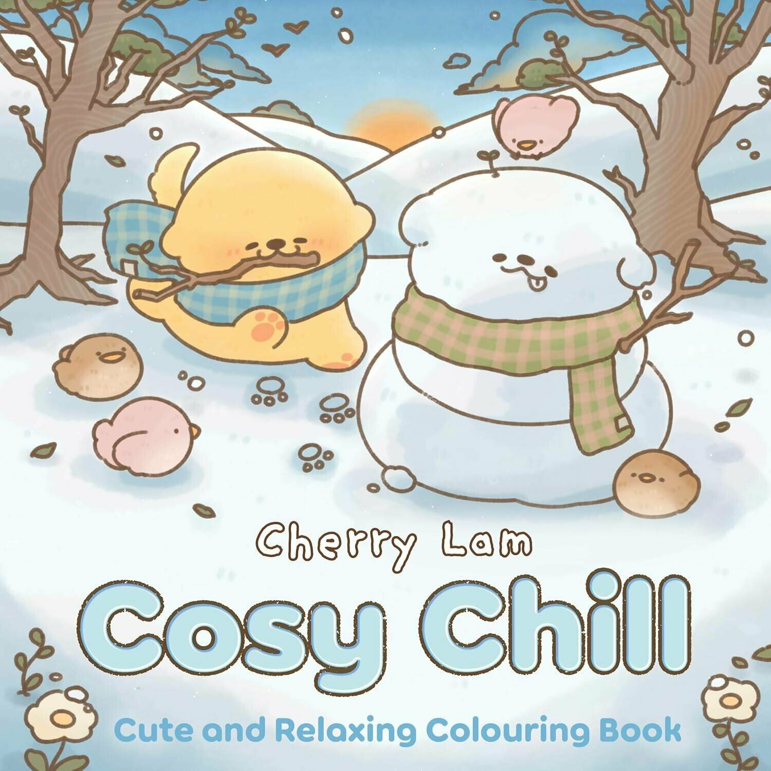 Cherry Lam. Cosy Chill Colouring Book Уютный холод Раскраска /Книги на английском языке