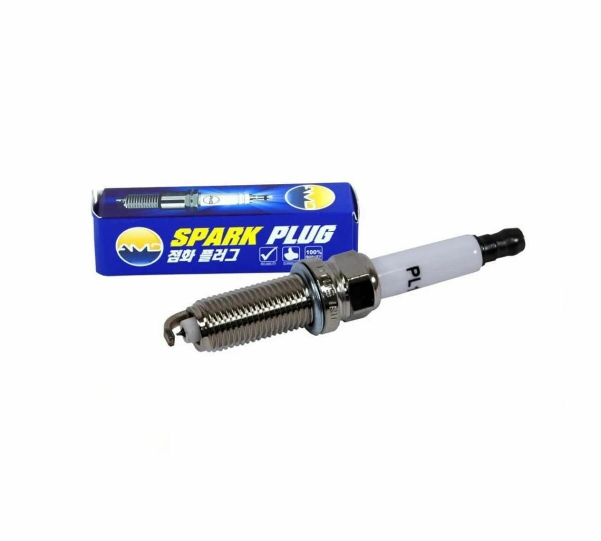 Свеча зажигания AMD AMD. PL143, 22401-8H315, LFR5AP11, Nissan Micra III K12E 2002-2010, Note E11 1.4 88 л. с 2006-2012