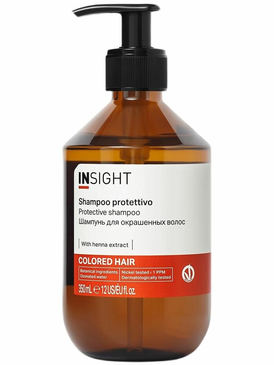 INSIGHT Шампунь для окрашенных волос COLORED HAIR, яркость и защита оттенка, 350 мл