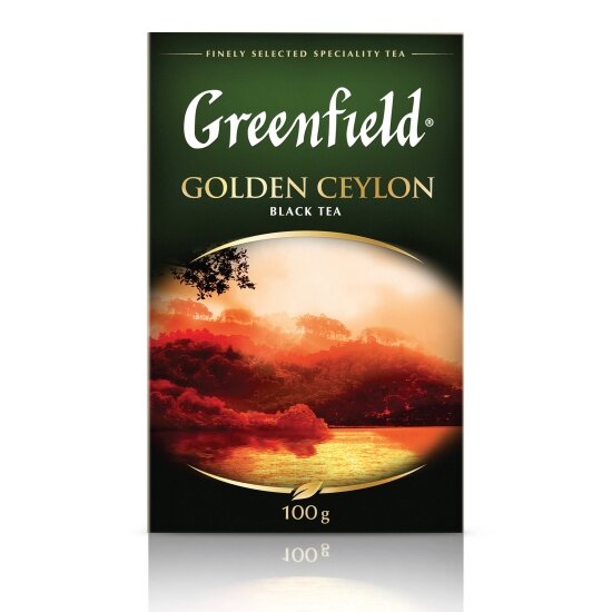 Чай Greenfield Golden Ceylon 100 г, листовой черный