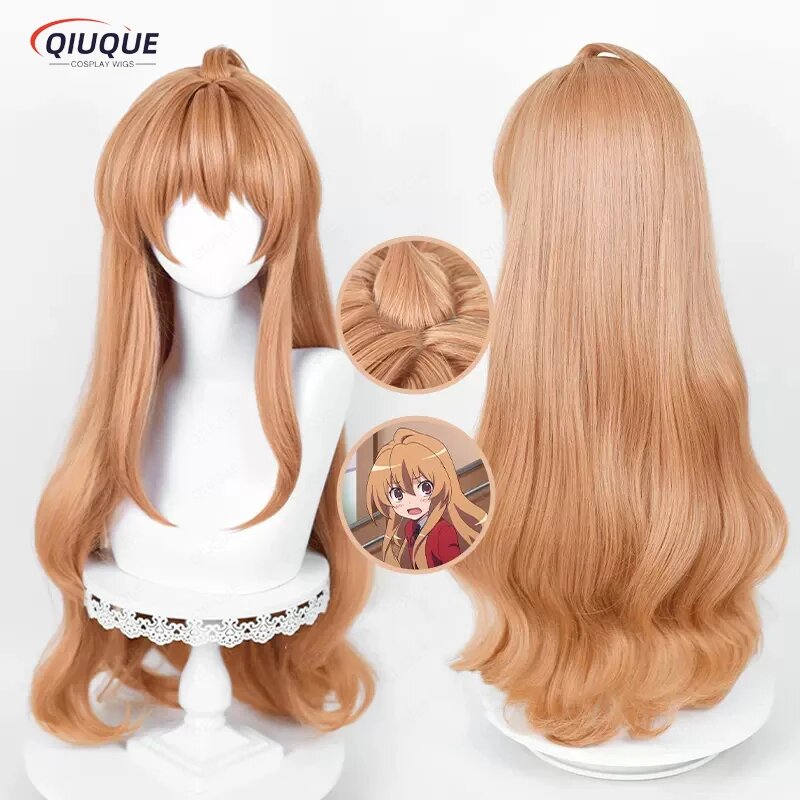 Косплей парик QIUQUE Aisaka Taiga оранжевый