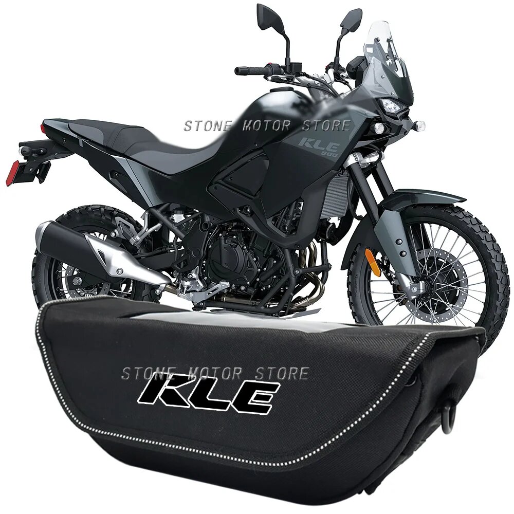 Мотоциклетная сумка на руль для Kawasaki KLE 500 ABS KLE 500 SE ABS KLE500, водонепроницаемая сумка для хранения мотоцикла, дорожная навигационная сумка для инструментов