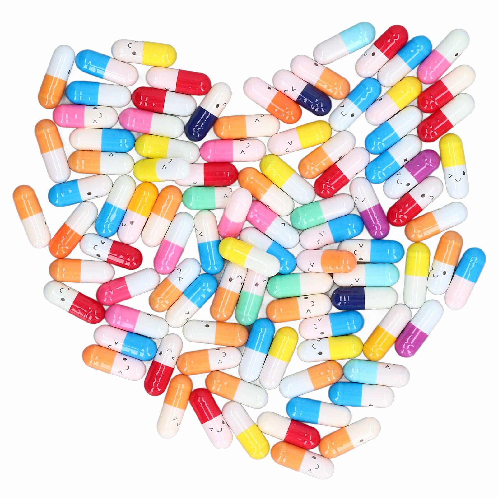 Капсулы с сообщениями, 370 шт, с милыми узорами, для декора свадебной вечеринки