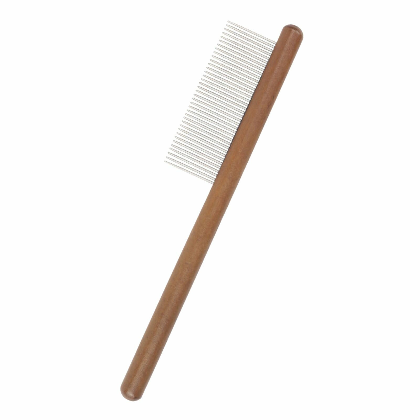 Расческа для волос питомцев, из нержавеющей стали, с закругленными концами