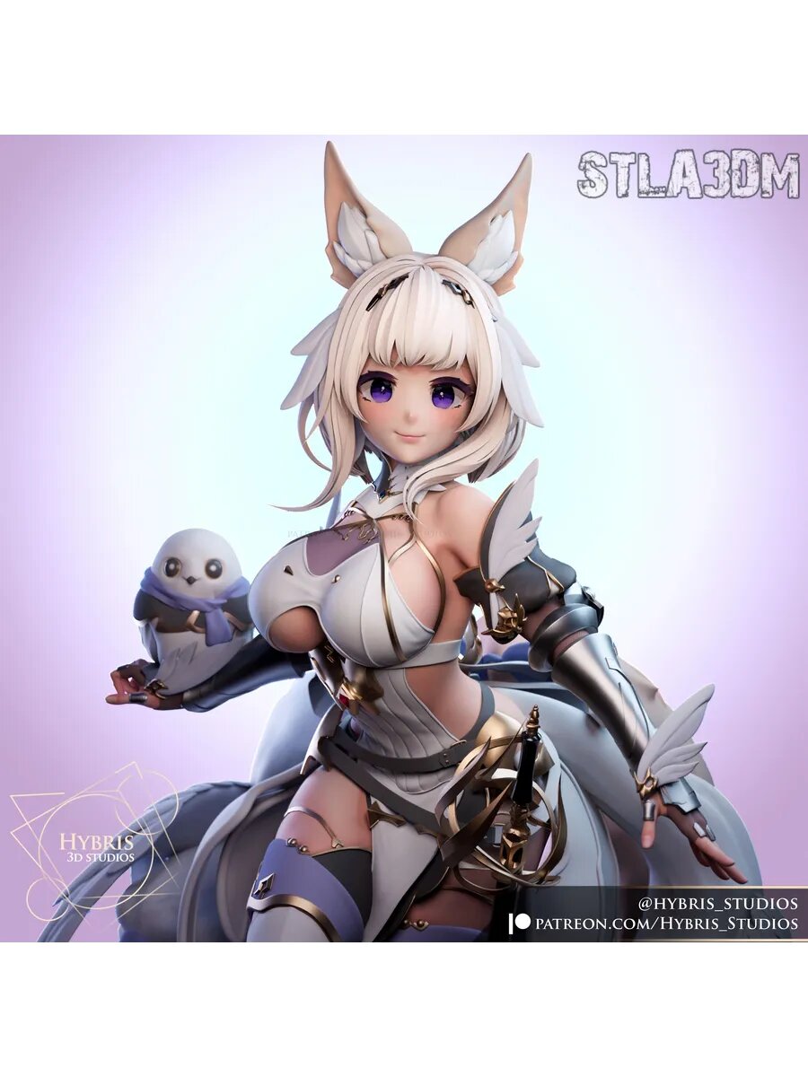 Коллекционная фигурка Misono Hibiki под покраску 20 см