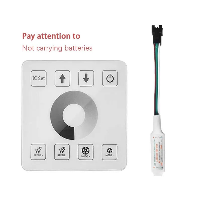 Радиочастотный беспроводной контроллер 86, панельный переключатель, монохромный белый свет, контроллер для бега, гибкая световая лента, сенсорный диммер DC12-24