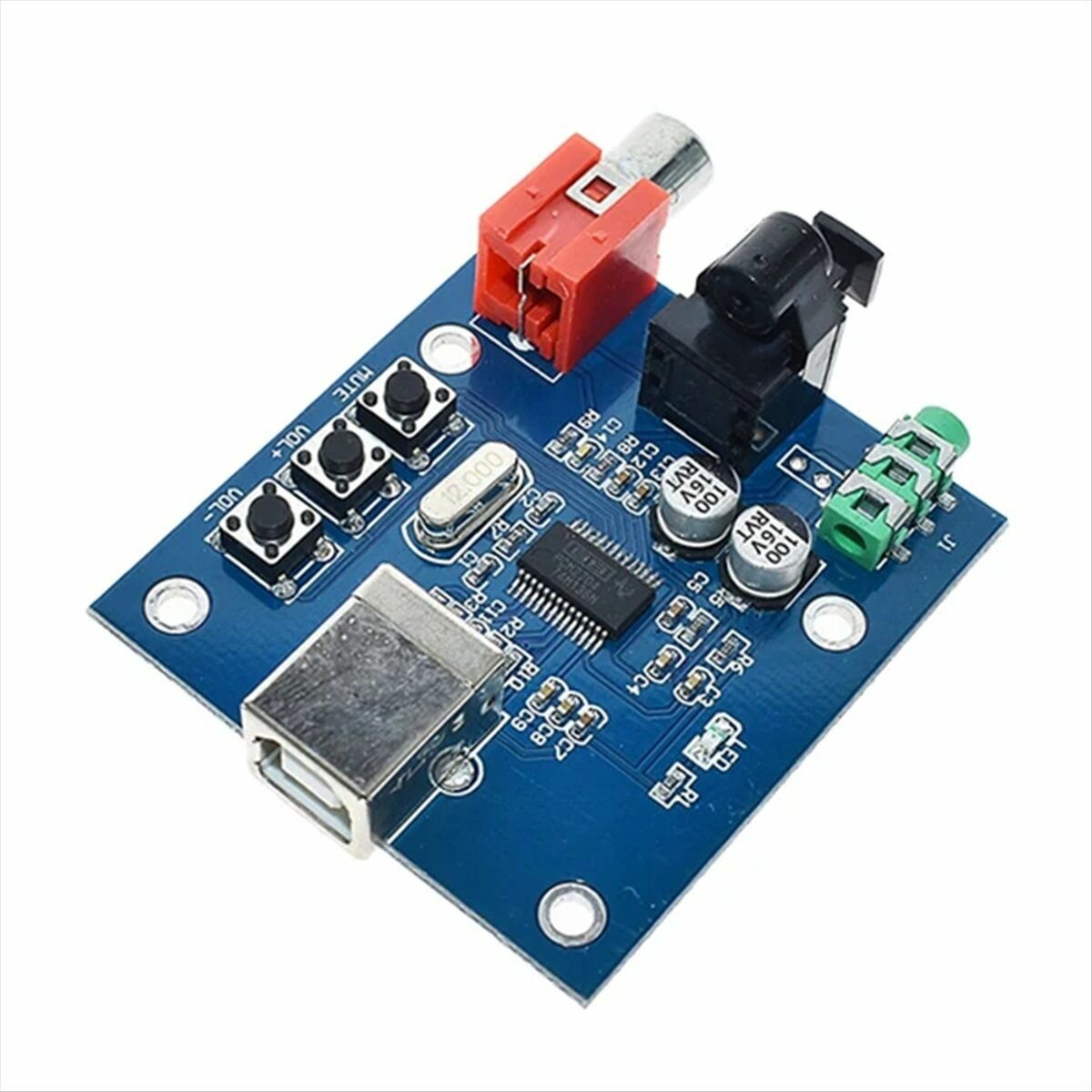 PCM2704 USB DAC USB Мощность Волоконно-Оптического Коаксиального Анало