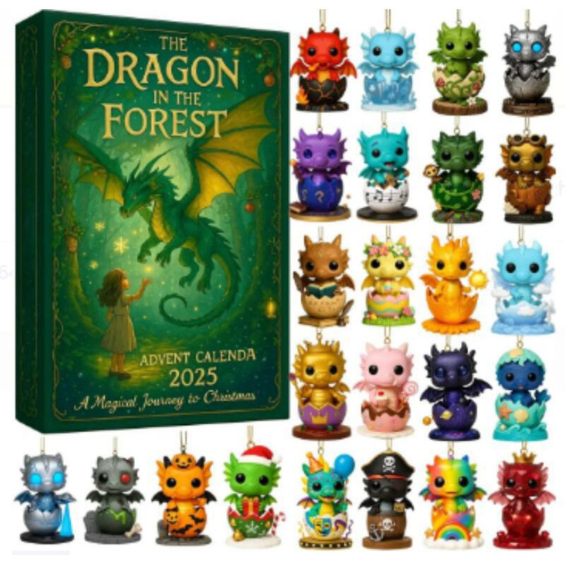 Кросс-бордер новый продукт Календарь адвента для любителей кошек 2025 Календарь адвента для энтузиастов кошек Слепая коробка