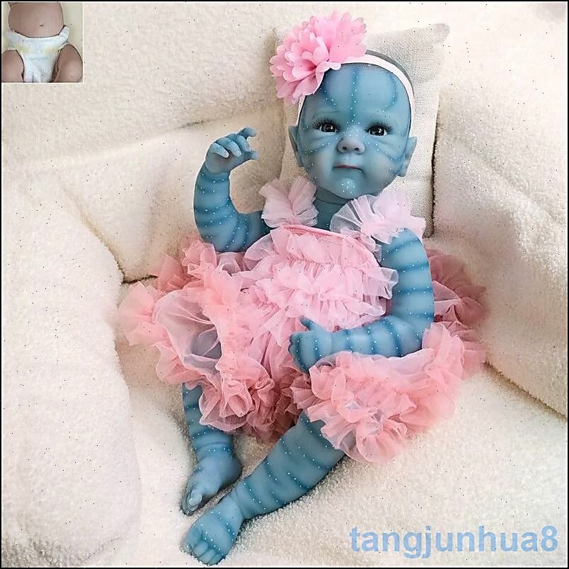 19-дюймовая кукла-аватар Reborn Baby Dolls для купания всего тела